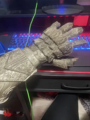 Medieval Gothic Gauntlet Wearable High Flexibility - Free 3D Print ...