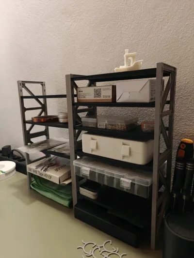 Height-adjustable shelf by Lyuxxx MakerWorld: Download Free 3D Models