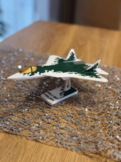 Su-57 Felon Plane Kit Card by pbbence1994 MakerWorld: Download Free 3D ...