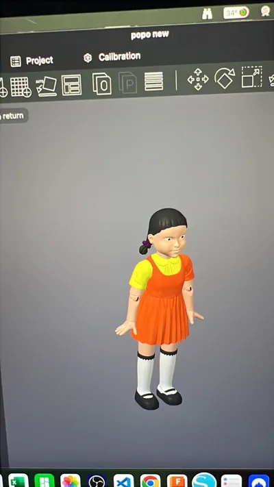 Squid Game Doll by Pau MakerWorld: Download Free 3D Models