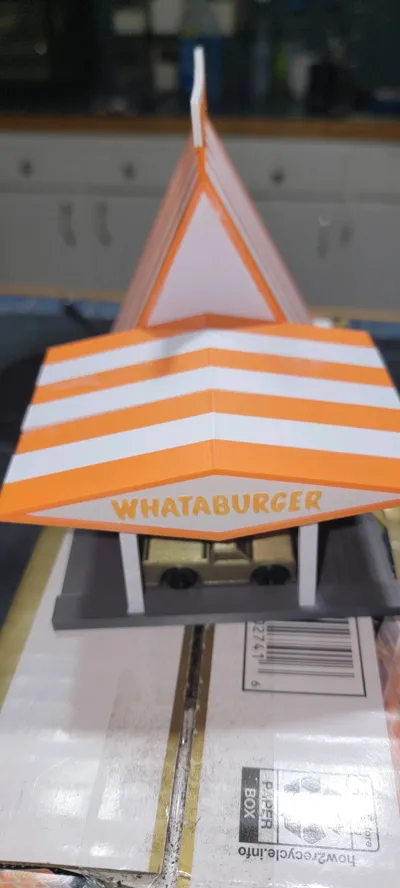 1:64 Vintage Whataburger Fan Art - Free 3D Print Model - MakerWorld