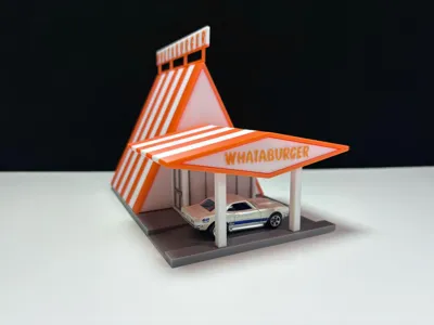 1:64 Vintage Whataburger Fan Art - Free 3D Print Model - MakerWorld