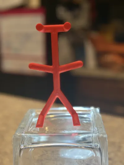 Scrub Daddy or Mommy stickman stand/holder - Free 3D Print Model ...