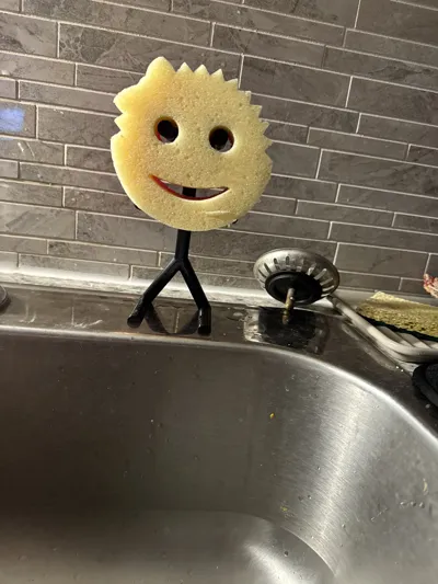 Scrub Daddy or Mommy stickman stand/holder by Yocc_88 MakerWorld ...