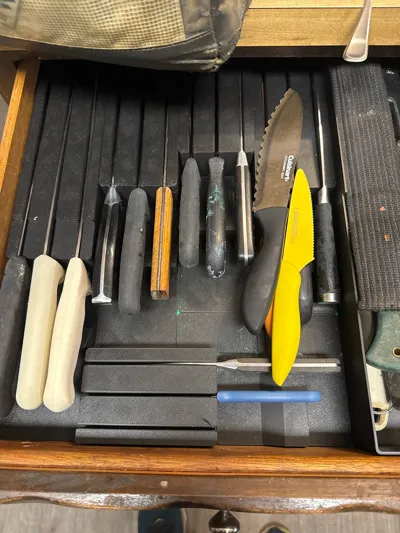 Kitchen Gridfinity: Modular Knife Block (3 slots) by enzoMakerWorld ...