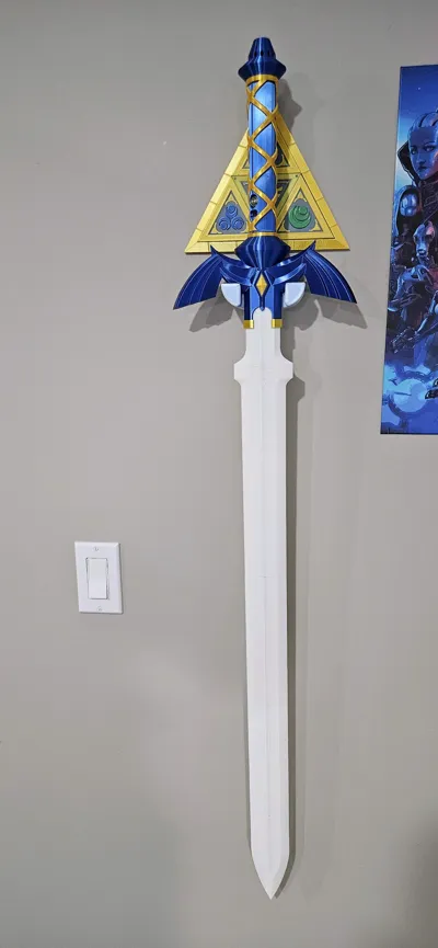 Master Sword Wall Mount by Neebick MakerWorld: Download Free 3D Models