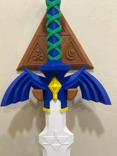Master Sword Wall Mount by NeebickMakerWorld: Download Free 3D Models