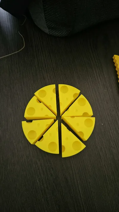 Wallace and Gromit Cheese - Free 3D Print Model - MakerWorld