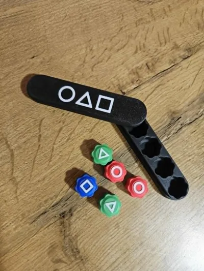 Squid Game 2 Gong-gi & Case Korean jackstones by LAMIS 3D MakerWorld ...