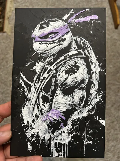 Hueforge Donatello tmnt by Litolunar MakerWorld: Download Free 3D Models