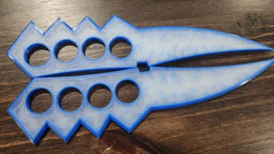 Naruto Asuma Sarutobi Chakra Blade by WF3Dprinting MakerWorld: Download ...