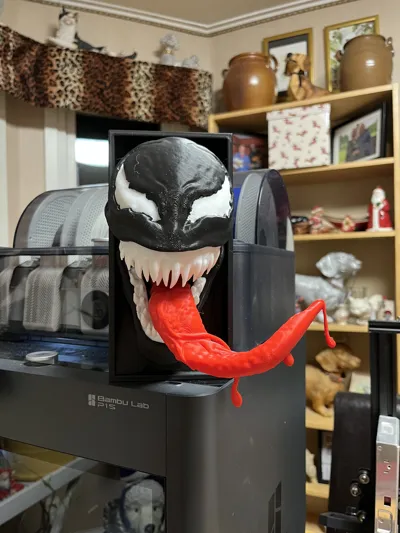 Venom Book Nook and Wall Mount by Treddigineer MakerWorld: Download ...