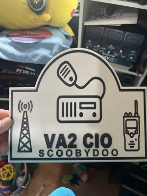 Ham Radio Call Sign.....Sign by DWCreations MakerWorld: Download Free ...