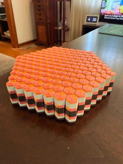 Sliding Hex Fidget Toy - BIG PRINT! by JMedow MakerWorld: Download Free ...