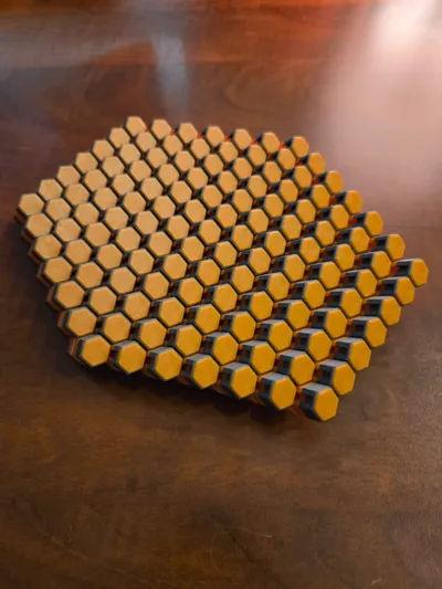 Sliding Hex Fidget Toy - BIG PRINT! by JMedow MakerWorld: Download Free ...