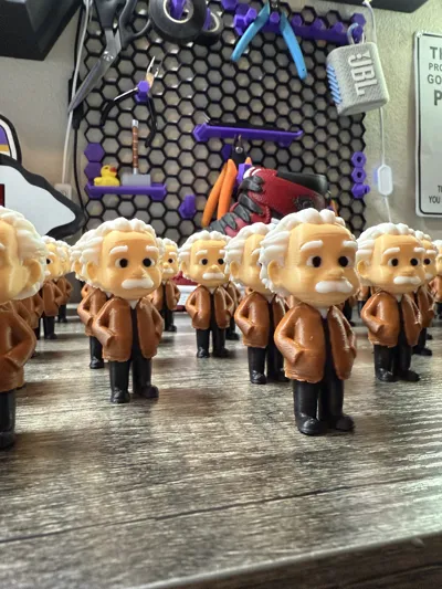 Albert Einstein - adorable modelo AMS por AKMakerWorld: Descarga ...