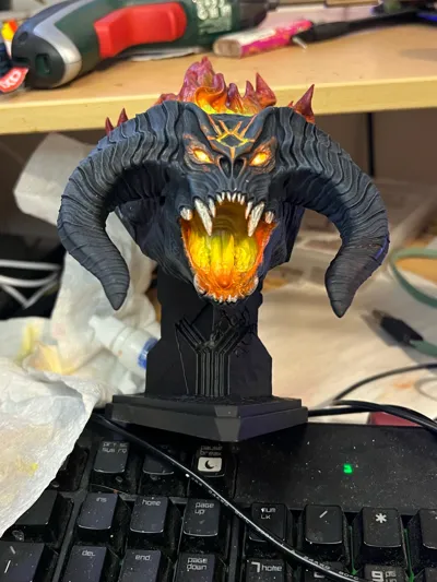 Balrog Bust – Lord of the Rings by FotisMint MakerWorld: Download Free ...