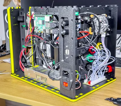 Printed mini arcade machine by Archer MakerWorld: Download Free 3D Models