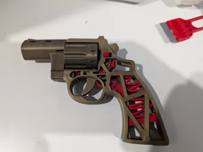 Revolver, Functional, 100% printed, V2 by it_could_explode MakerWorld ...