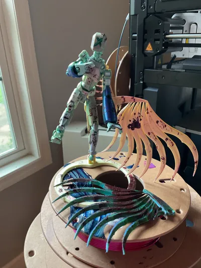 Dummy 13 articulated Murder drones wings - Free 3D Print Model - MakerWorld