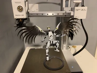 Dummy 13 articulated Murder drones wings by Moshibi MakerWorld ...