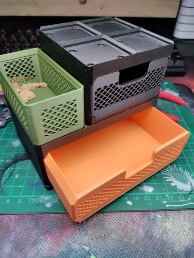 Rugged Bin Collection - Gridfinity Bins by K2_Kevin - MakerWorld