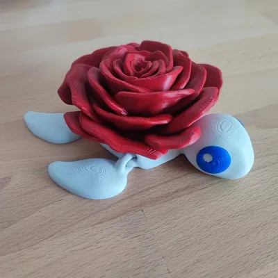 Articulated rose turtle (separate peices) by HoldCtrl MakerWorld ...