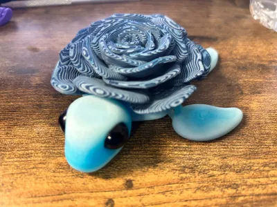 Articulated rose turtle (separate peices) by HoldCtrl MakerWorld ...