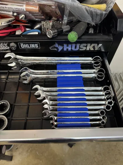 Gridfinity 16 Wrench SAE and Metric Organizers by zekesnack MakerWorld ...