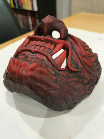 Samurai Oni Mask #03 by ONI.FORGE MakerWorld: Download Free 3D Models