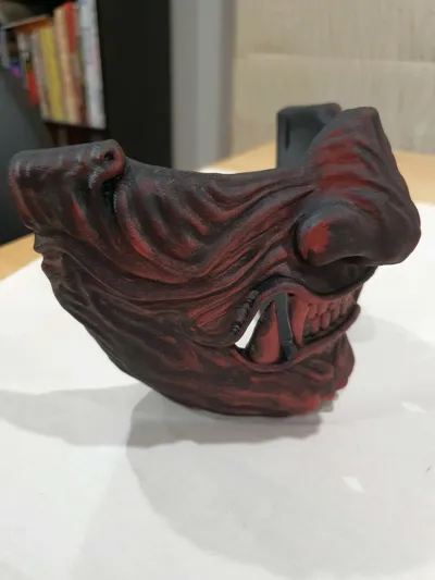 Samurai Oni Mask #03 by ONI.FORGE MakerWorld: Download Free 3D Models