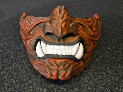 Samurai Oni Mask #03 by ONI.FORGE MakerWorld: Download Free 3D Models