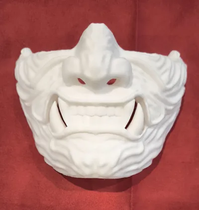 Samurai Oni Mask #03 by ONI.FORGE MakerWorld: Download Free 3D Models