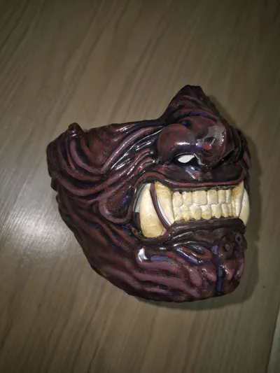 Samurai Oni Mask #03 by ONI.FORGE - MakerWorld