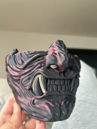 Samurai Oni Mask #03 by ONI.FORGE MakerWorld: Download Free 3D Models