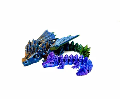 Cute small baby firedragon - print in place! by Insectium3D MakerWorld ...