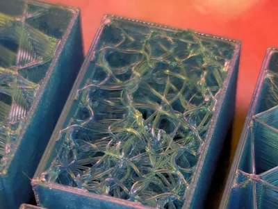 TPU Infill Pattern Squish Test With Labels - Free 3D Print Model ...