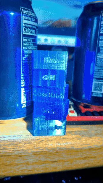 TPU Infill Pattern Squish Test With Labels - Free 3D Print Model ...