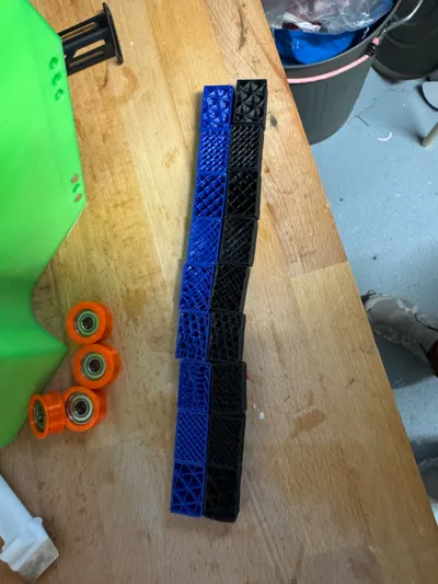 TPU Infill Pattern Squish Test With Labels - Free 3D Print Model ...