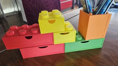 Building Brick Storage by Pork3D.com - Free 3D Print Model - MakerWorld