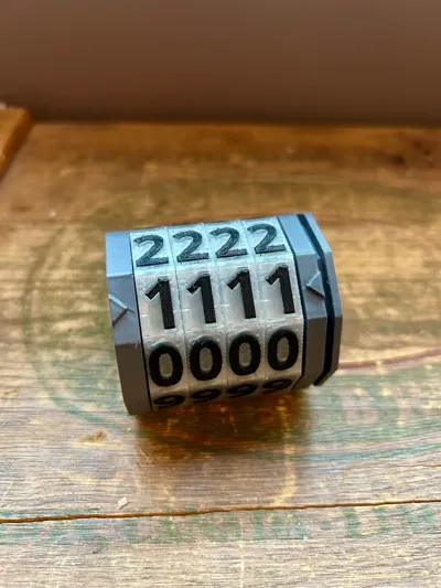 Number Safe - Cryptex (no Supports) - Free 3D Print Model - MakerWorld