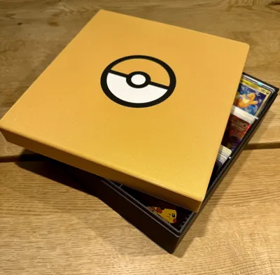 Large Pokémon Trading Card Storage Box Remixed by Print King MakerWorld ...
