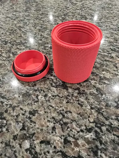 Tall Rugged Threaded Container Set - TPU Gaskets by BATTCAVE MakerWorld ...