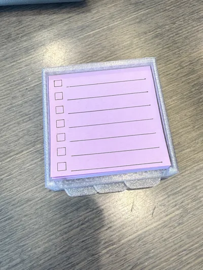 Holder for Post-It Notes V2 - Staggered Tabs by Vision2Design - MakerWorld