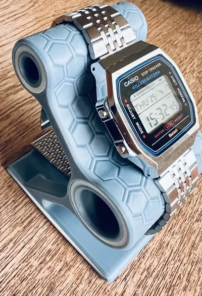 Design Watch Stand - NO AMS NEEDED - Free 3D Print Model - MakerWorld