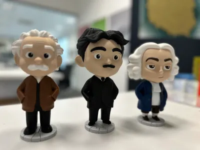 Nikola Tesla – adorable AMS model - Free 3D Print Model - MakerWorld