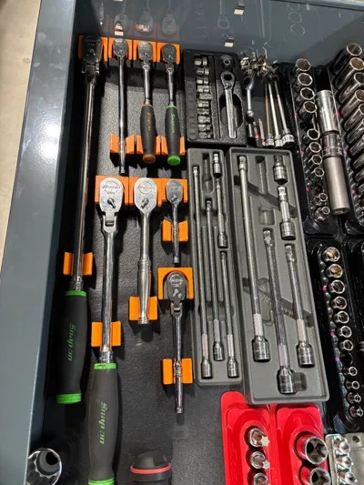 Snap On Tools Ratchet holders organizer by > PEACEORPIECES3D MakerWorld ...
