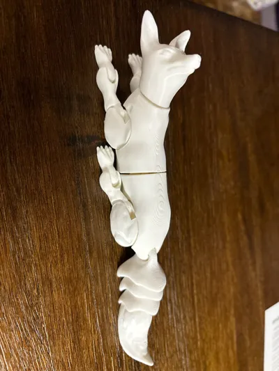 FLEXI ARTICULATED FOX - Free 3D Print Model - MakerWorld