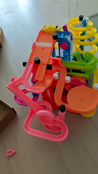 Marble Run 003 6-Ways Looping Addon v2 by MplusM MakerWorld: Download Free 3D Models