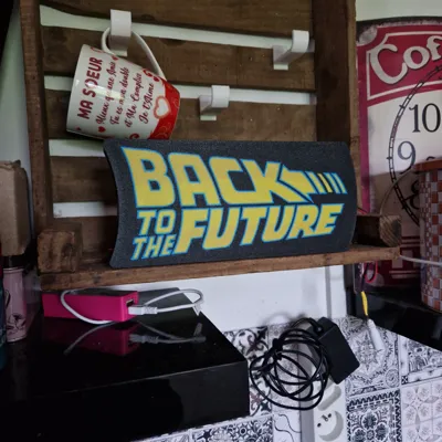 Back to the Future - BTTF LightBox with Gradient Effect by KF Designs ...